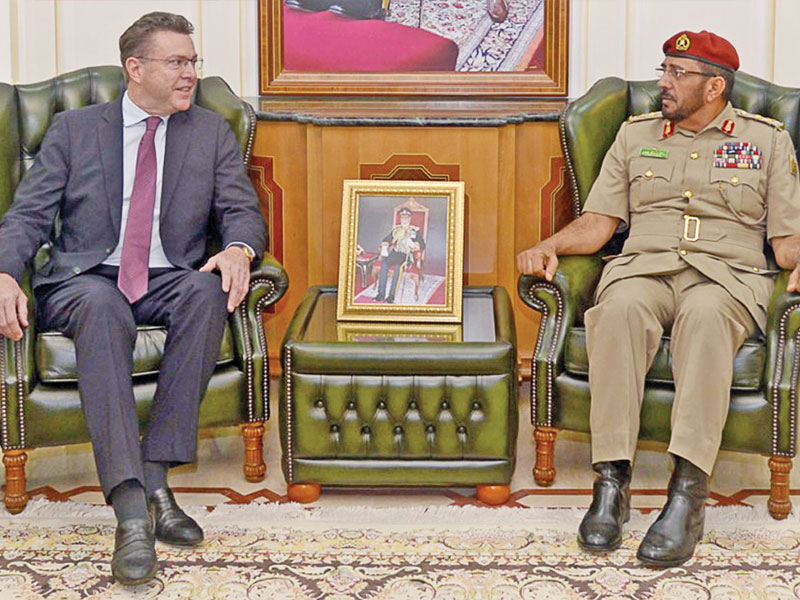 Maj Gen Qatan meets OSCE official - Muscat Daily