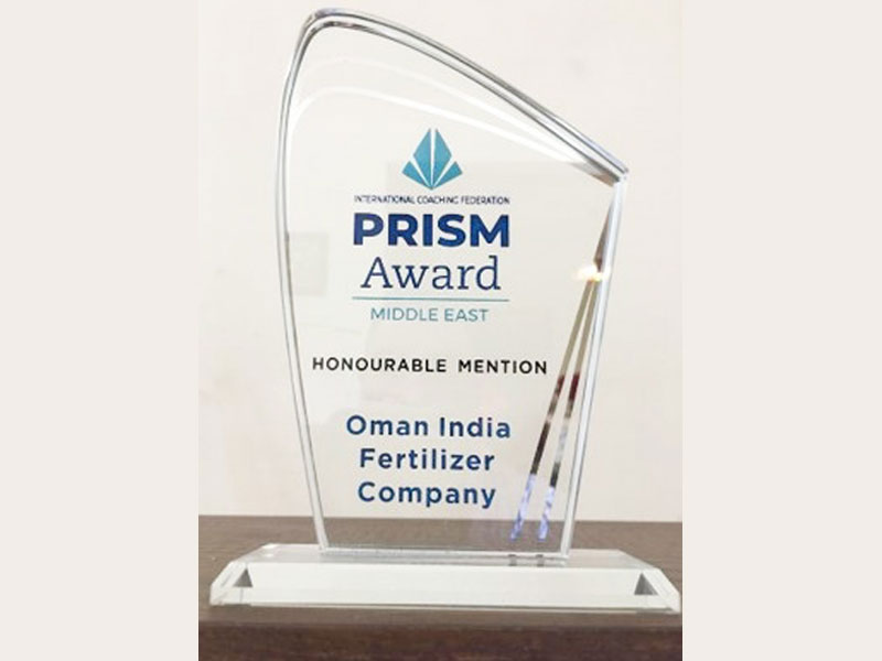 Omifco celebrated at virtual ICF Middle East Prism Awards | Muscat ...