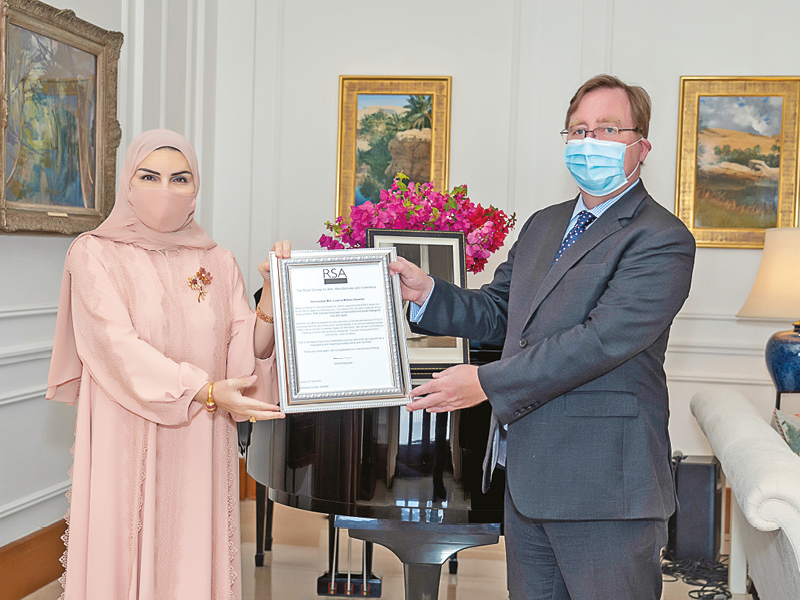 Hon Lujaina Mohsin Darwish selected as fellow of RSA, UK | Muscat Daily ...