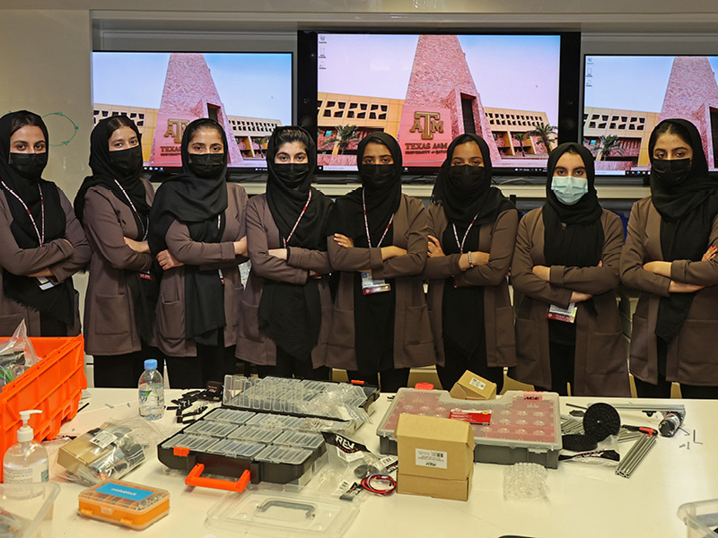 Afghan girls robotics team design their future in Qatar