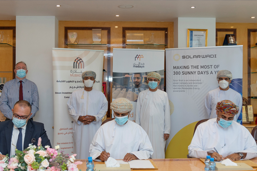 Madayn and Solar Wadi to build 100MW solar project in Sohar