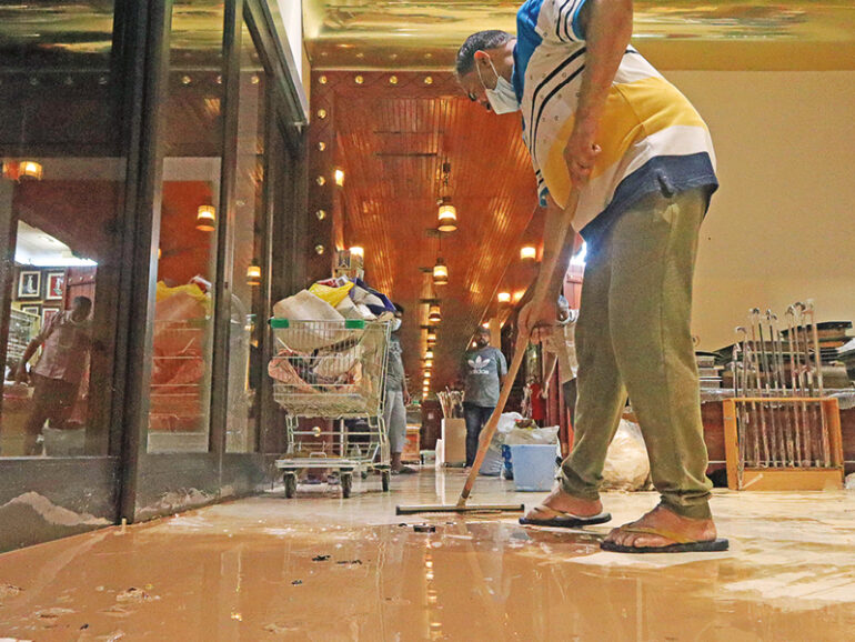 Al Qurm Complex left flooded yet again