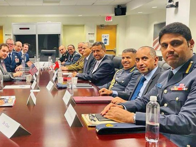 Oman, US defence officials discuss bolstering joint military cooperation