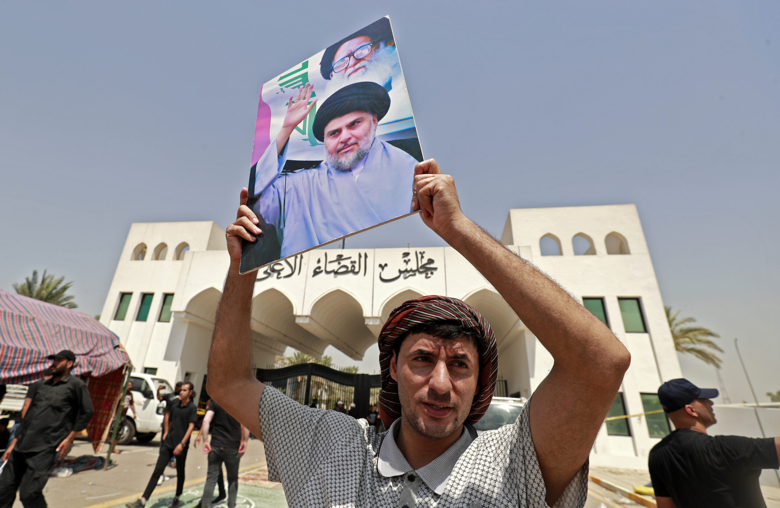 Sadr supporters launch sit-in outside top Iraq judicial body | Muscat ...