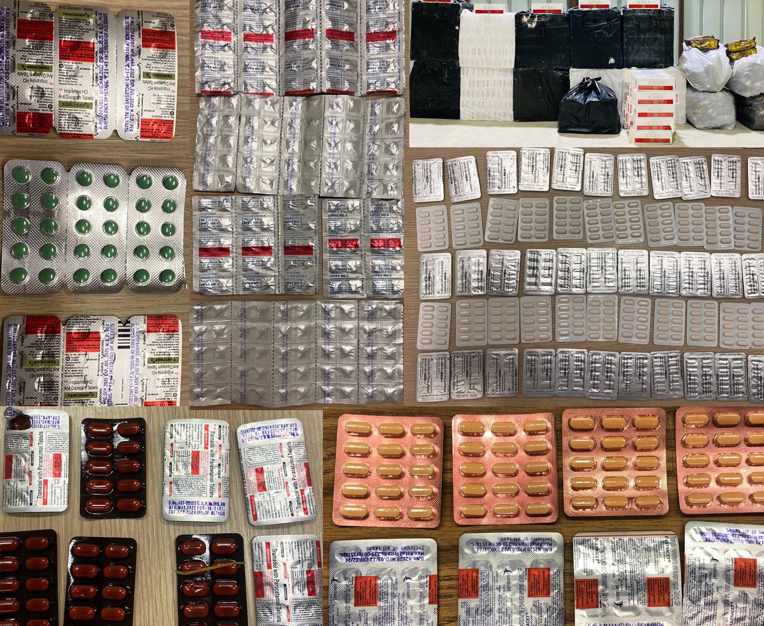Huge cache of psychotropic tablets seized at Muscat Airport