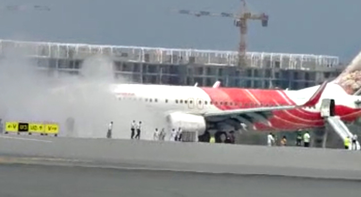 Air India Express aircraft catches fire in Muscat | Muscat Daily| Oman ...