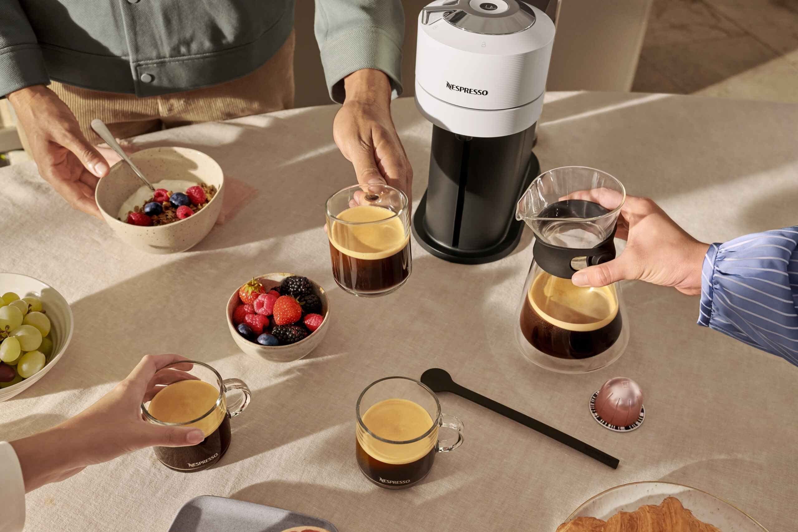 Nespresso expands at-home coffee offer with the launch of its vertuo ...