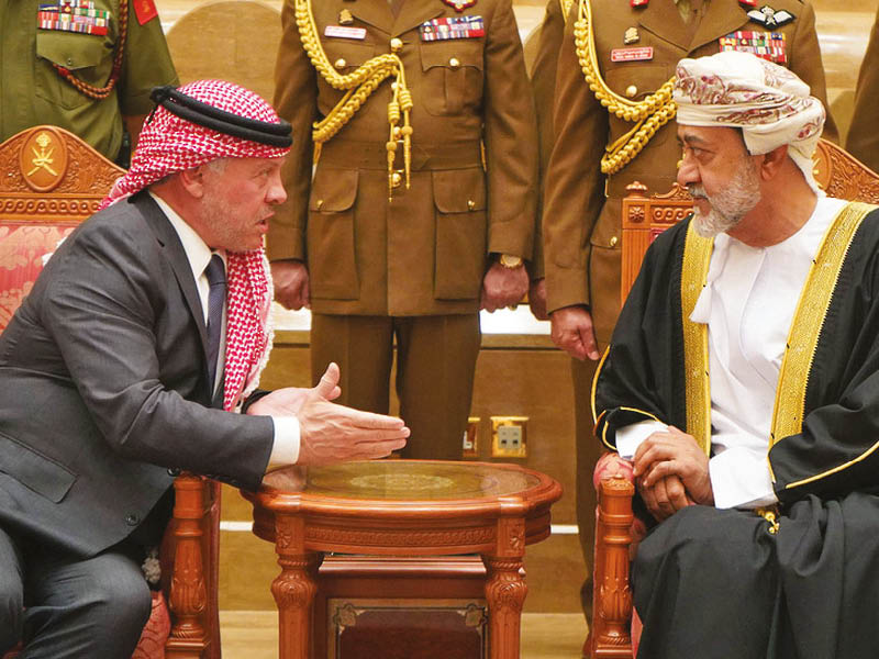 King Abdullah II of Jordan arrives today