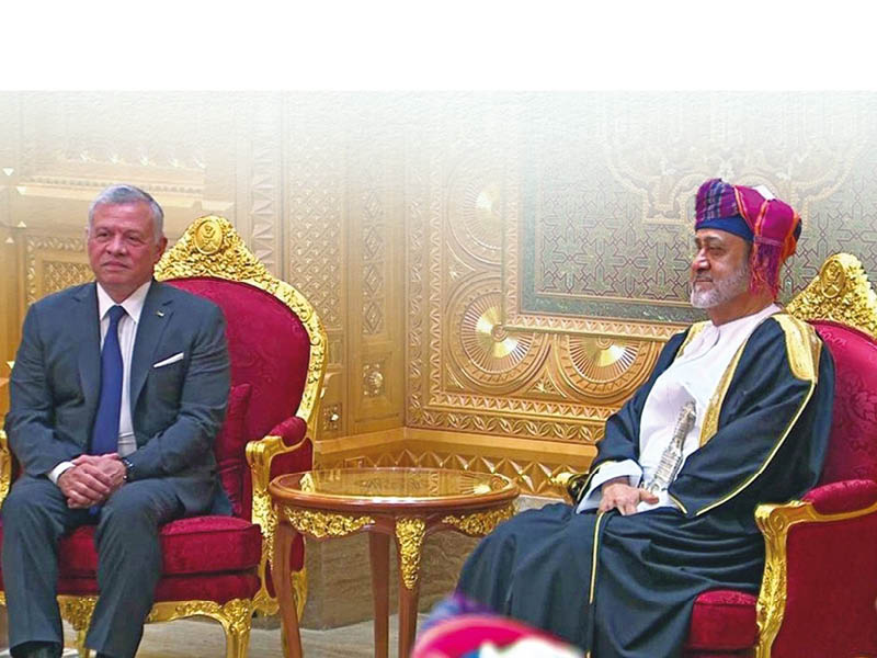 HM the Sultan, King of Jordan hold official talks