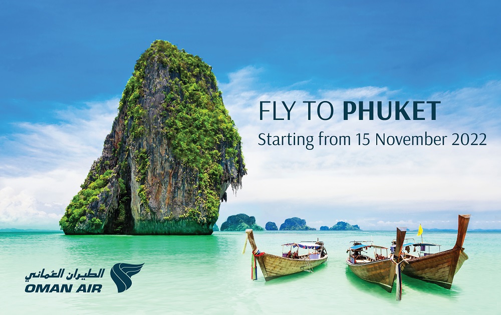 Oman Air launches four weekly flights to Phuket