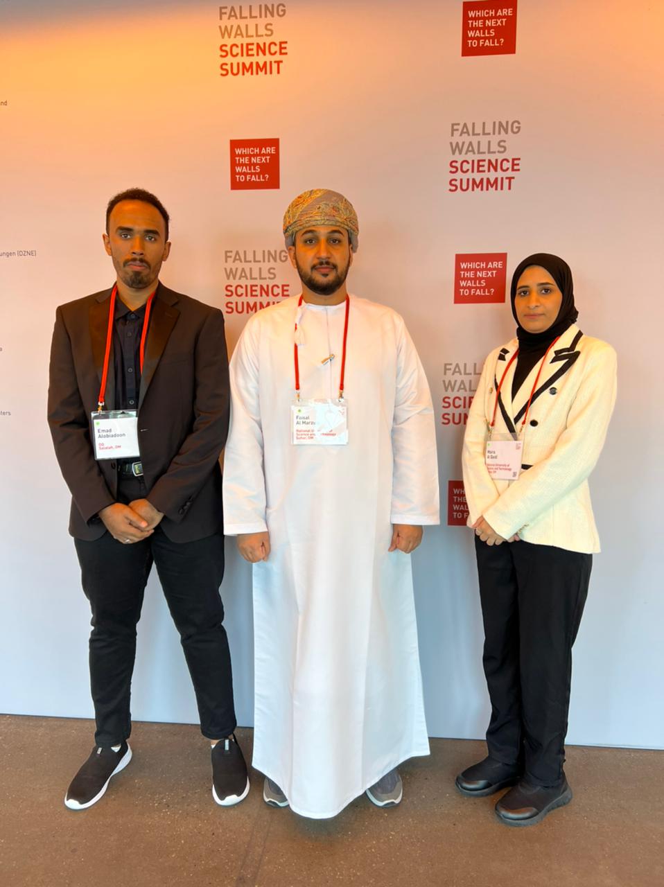 Three Omanis participate in Falling Walls Lab in Germany