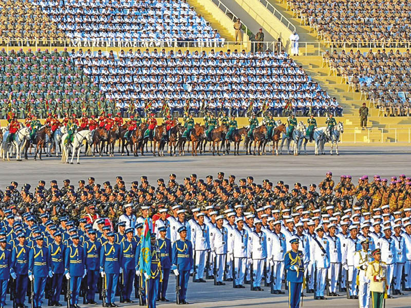 Pomp, pageantry mark National Day celebrations