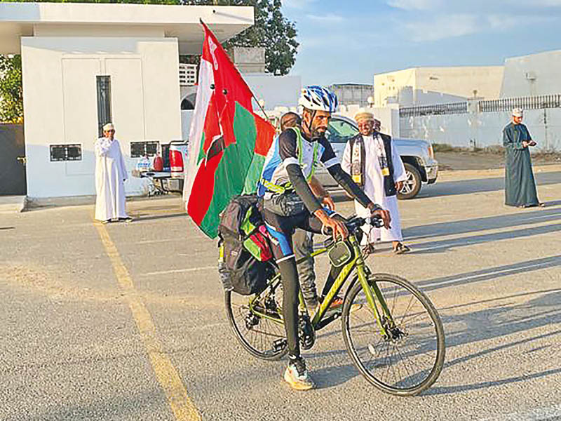 Cyclist pedals 726km to mark UAE’s 51st National Day