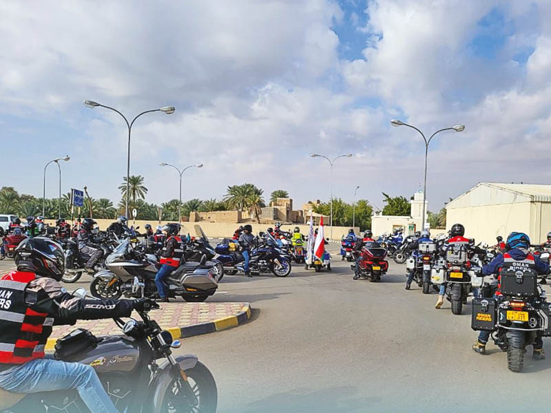 170 bikers rally across five governorates to promote tourism