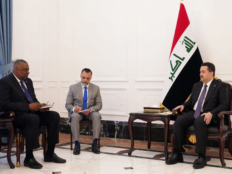 Pentagon chief visits Iraq nearly 20 years after US-led invasion ...
