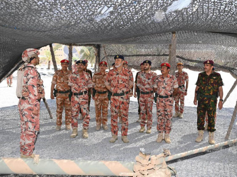 H M Sultan Haitham visits Sultan of Oman’s Artillery