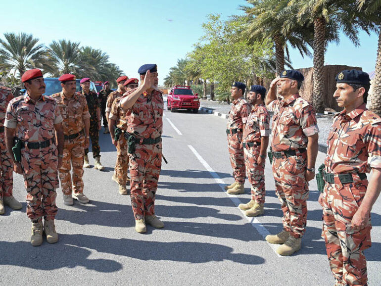 H M Sultan Haitham visits Sultan of Oman’s Artillery