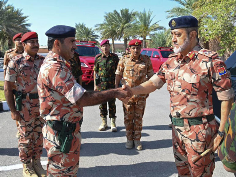 H M Sultan Haitham visits Sultan of Oman’s Artillery