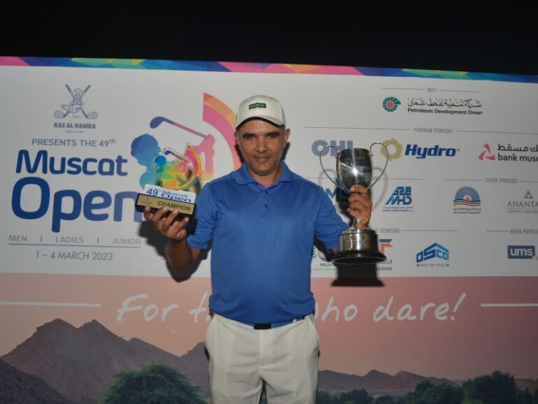 Family affair as Navaid wins Muscat Open title, son Rayaan junior champ ...