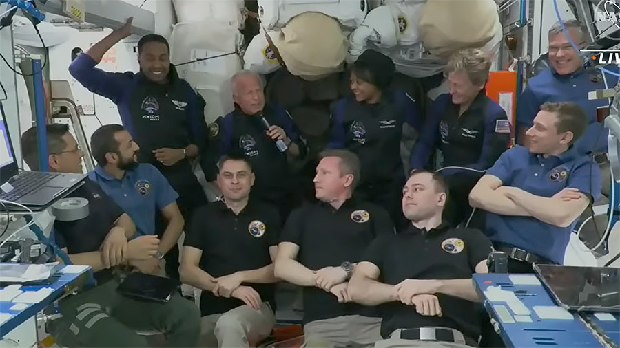ISS welcomes its first Saudi astronauts, in private mission | Muscat ...