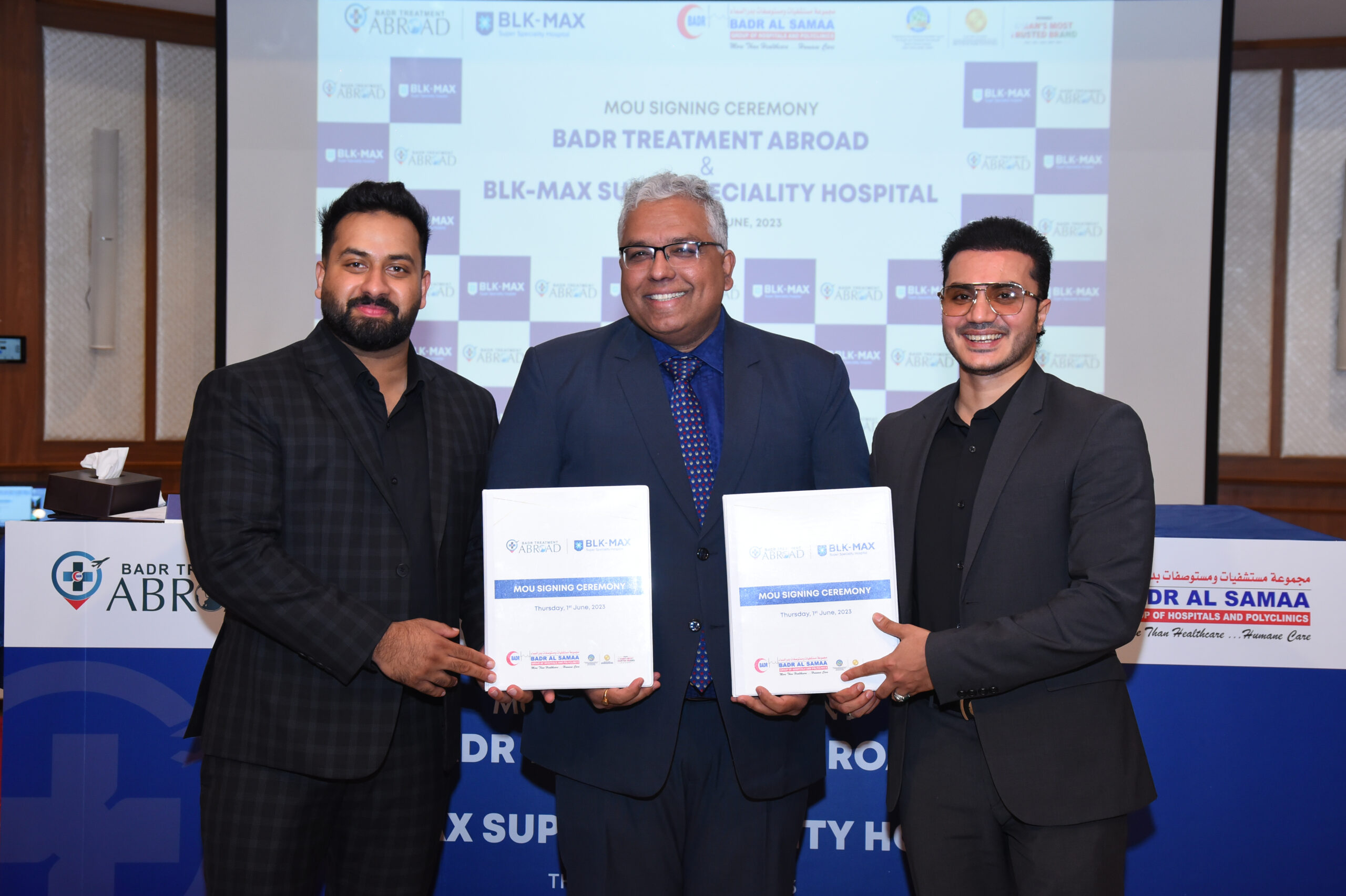 Badr Treatment Abroad and BLK-MAX Super Speciality Hospital join hands