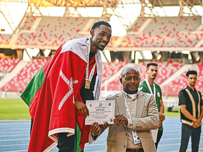 Oman athletes win gold, silver at Arab Games