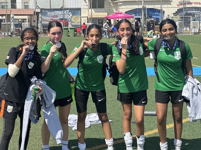 ESG Football Academy U16 girls triumph in Bahrain
