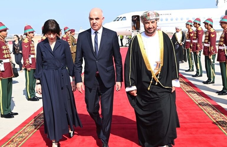 President of Swiss Confederation arrives in Oman