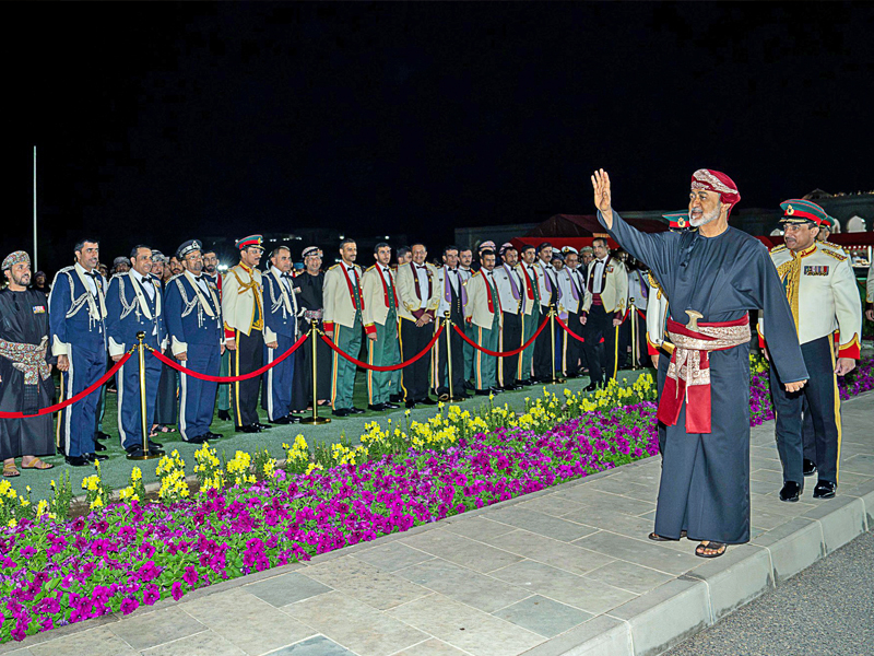 H M Sultan Haitham hosts dinner on SAF Day