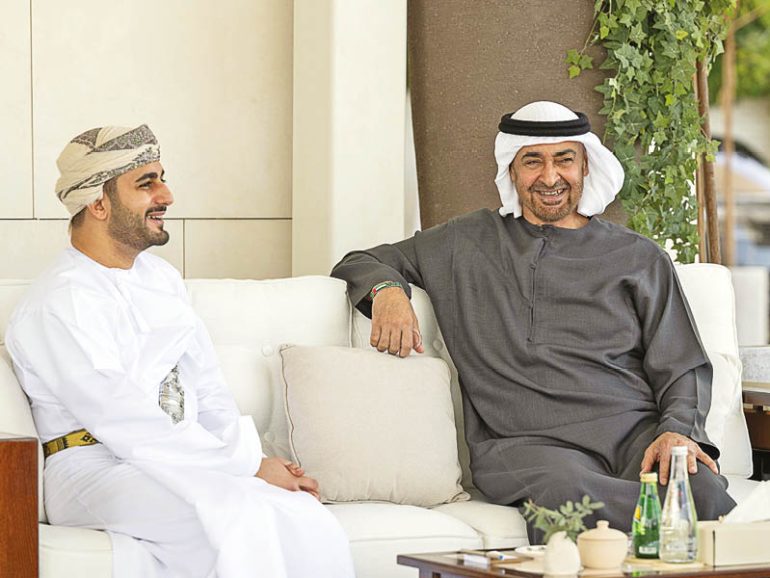 UAE President receives Sayyid Theyazin
