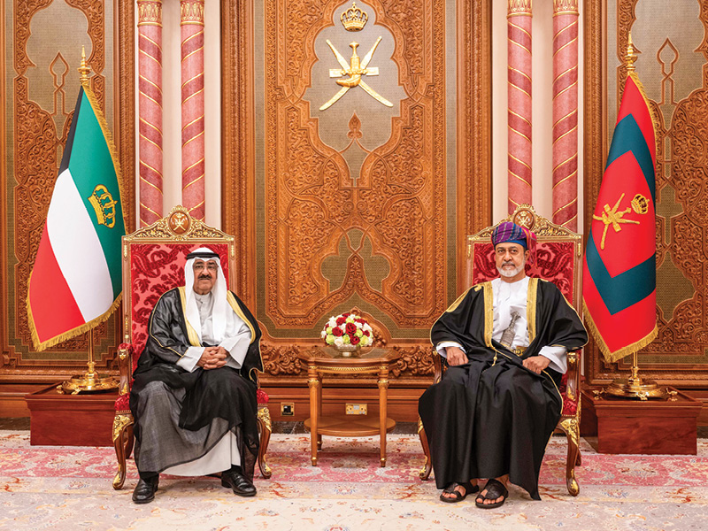 His Majesty the Sultan, Emir of Kuwait hold talks