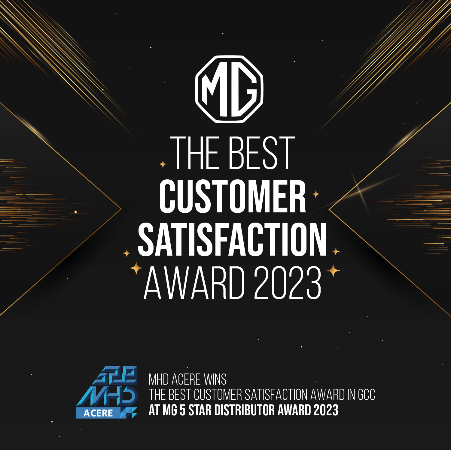 MHD ACERE Wins the Best Customer Satisfaction Award in GCC