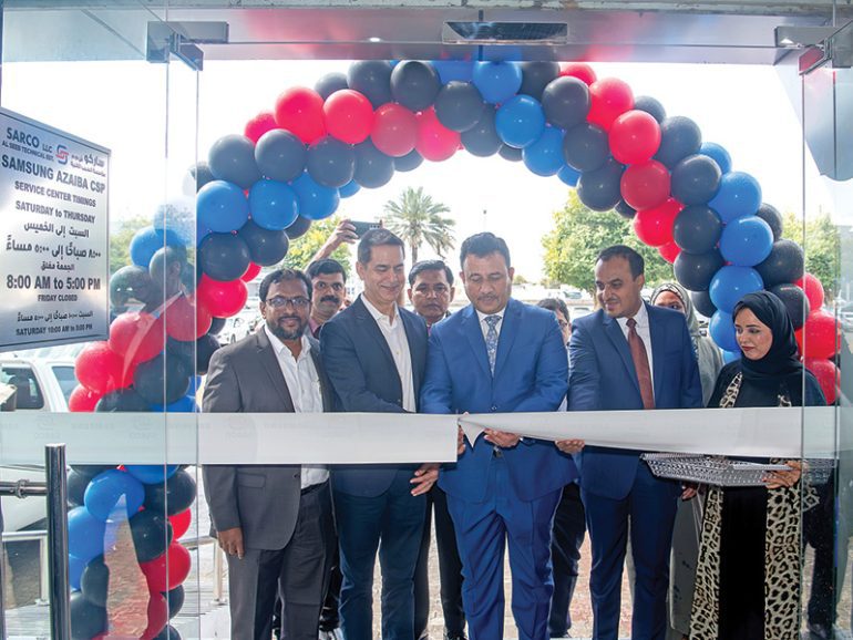 Refurbished Samsung service centre in Azaiba opens
