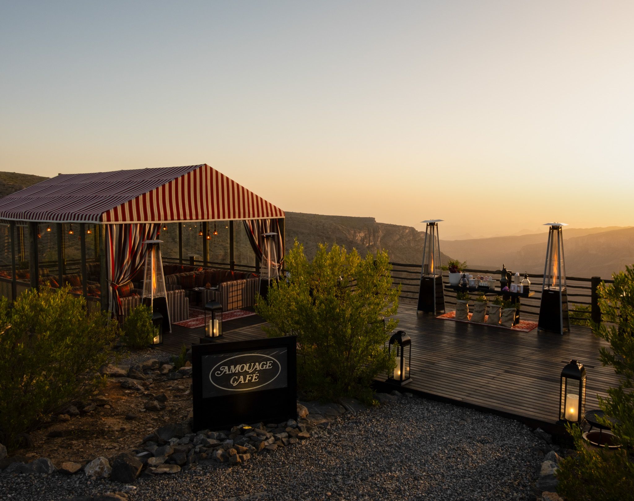 AMOUAGE CAFÉ INVITES YOU TO BREAK YOUR FAST AT ALILA JABAL AKHDAR