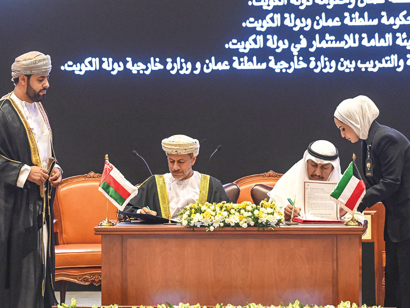 Oman, Kuwait strengthen ties with four MoUs