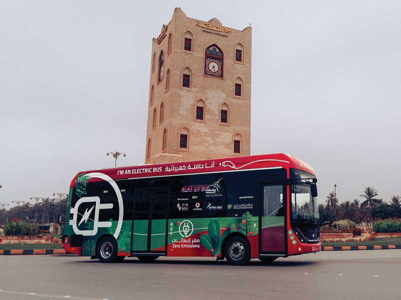 Mwasalat launches Oman’s first electric bus