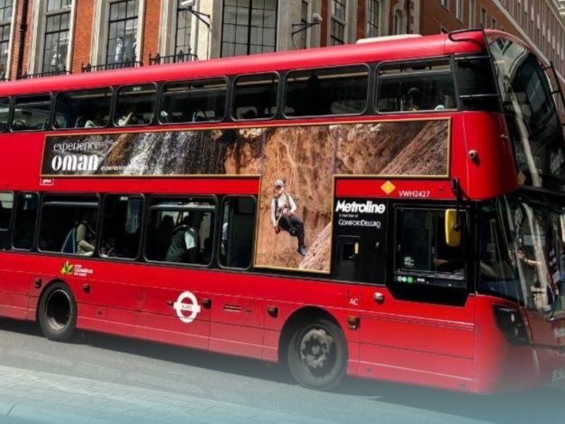 London calling; Oman Tourism posters adorn UK capital