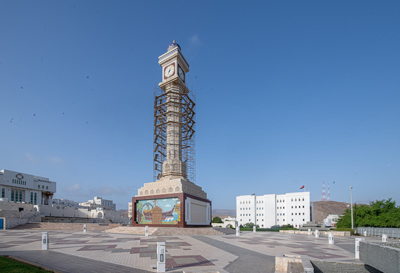Ruwi Clock Tower undergoes a facelift