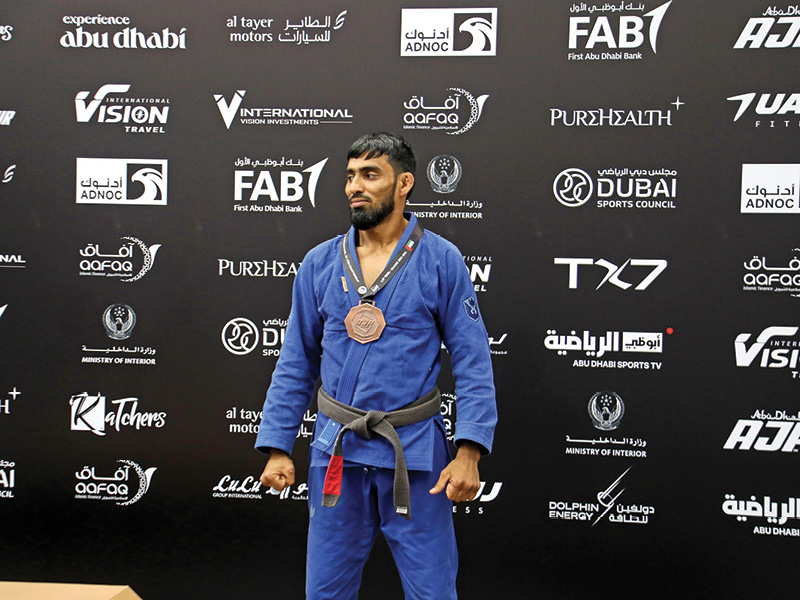 Oman's Abdullah al Farsi wins silver at Asia Jiu-Jitsu championship