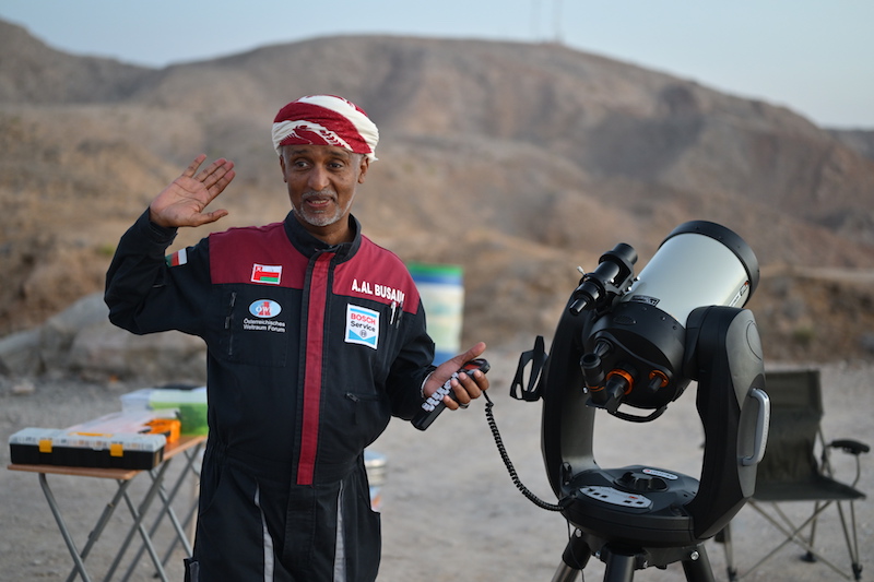 Omani astronomer enthrals Muscat with 800 Edge HD telescope