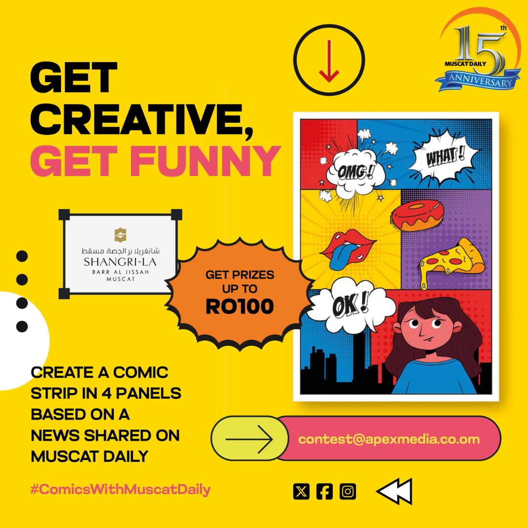 Contests to celebrate 15th Anniversary of Muscat Daily