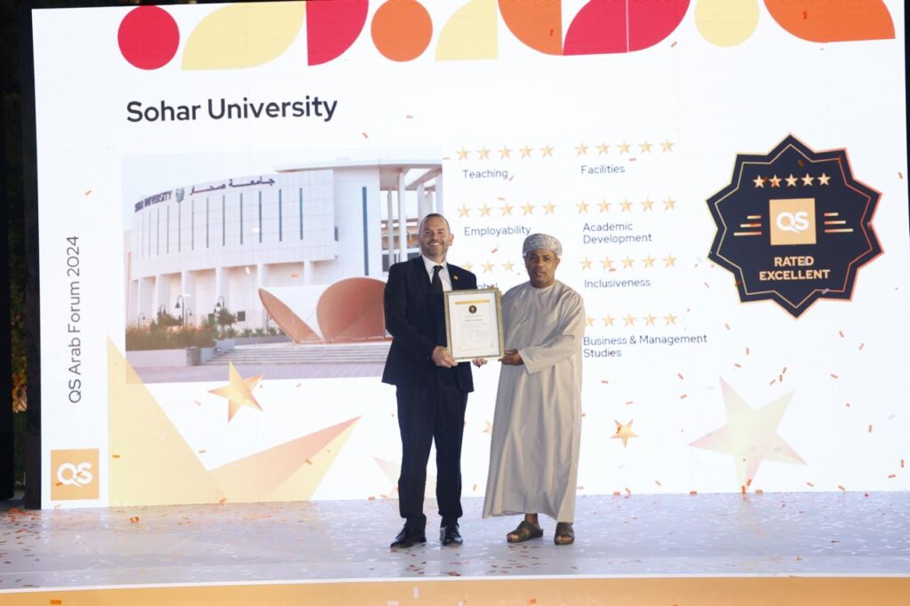Sohar University in the Top 100 Universities in the Arab Region