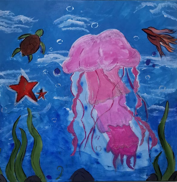 Children artists in Oman convey 'emotions of the oceans'