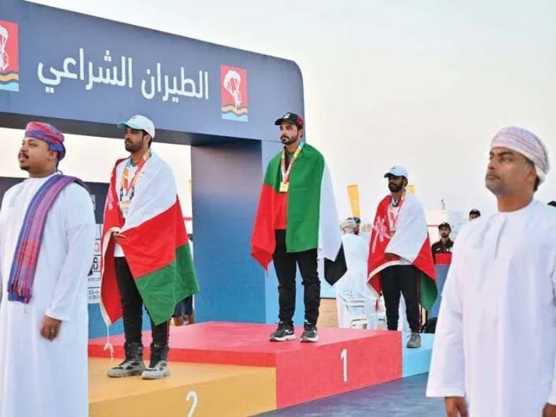 Omani paragliding team triumphs at GCC Beach Games in Muscat