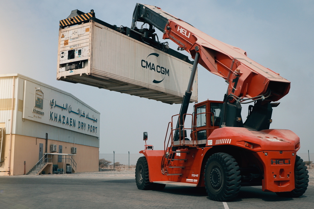 Khazaen Dry Port joins global shipping network
