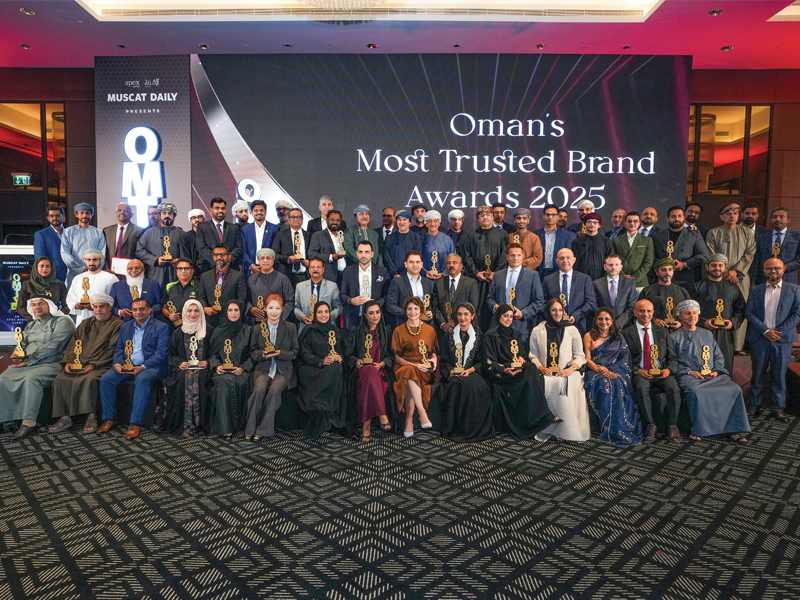 Oman’s Most Trusted Brand Awards 2025 presented